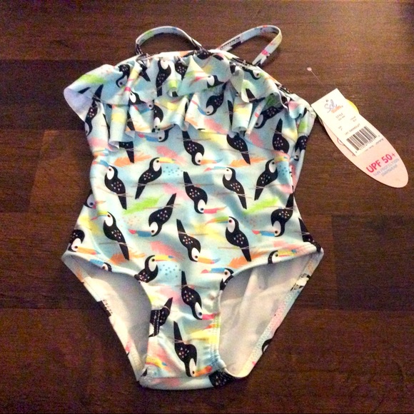 Sol Swim | Swim | Sol Swim Girls 2t Swimsuit Toucan Bird Piece Birds ...